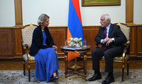 President Vahagn Khachaturyan received the Country Manager of the World Bank for Armenia ...