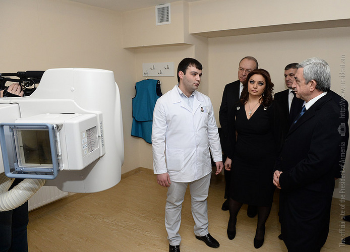 President Serzh Sargsyan attended the opening of “Slav Med” Medical ...