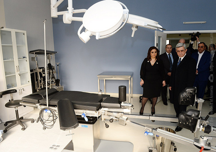 President Serzh Sargsyan attended the opening of “Slav Med” Medical ...