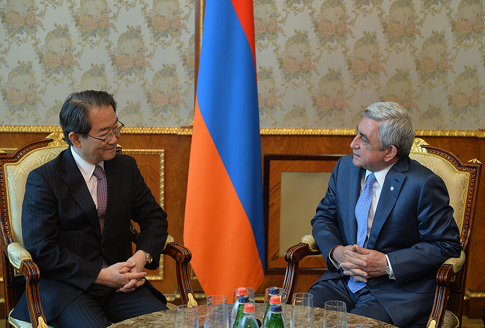 President receives Japanese ambassador to Armenia Chikahito Harada ...
