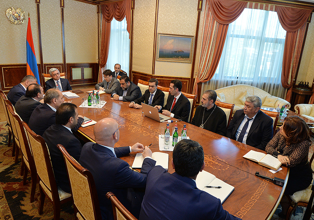 President received representatives of the Foundation for Armenian ...