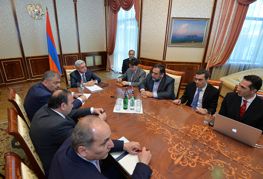 President received representatives of the Foundation for Armenian ...