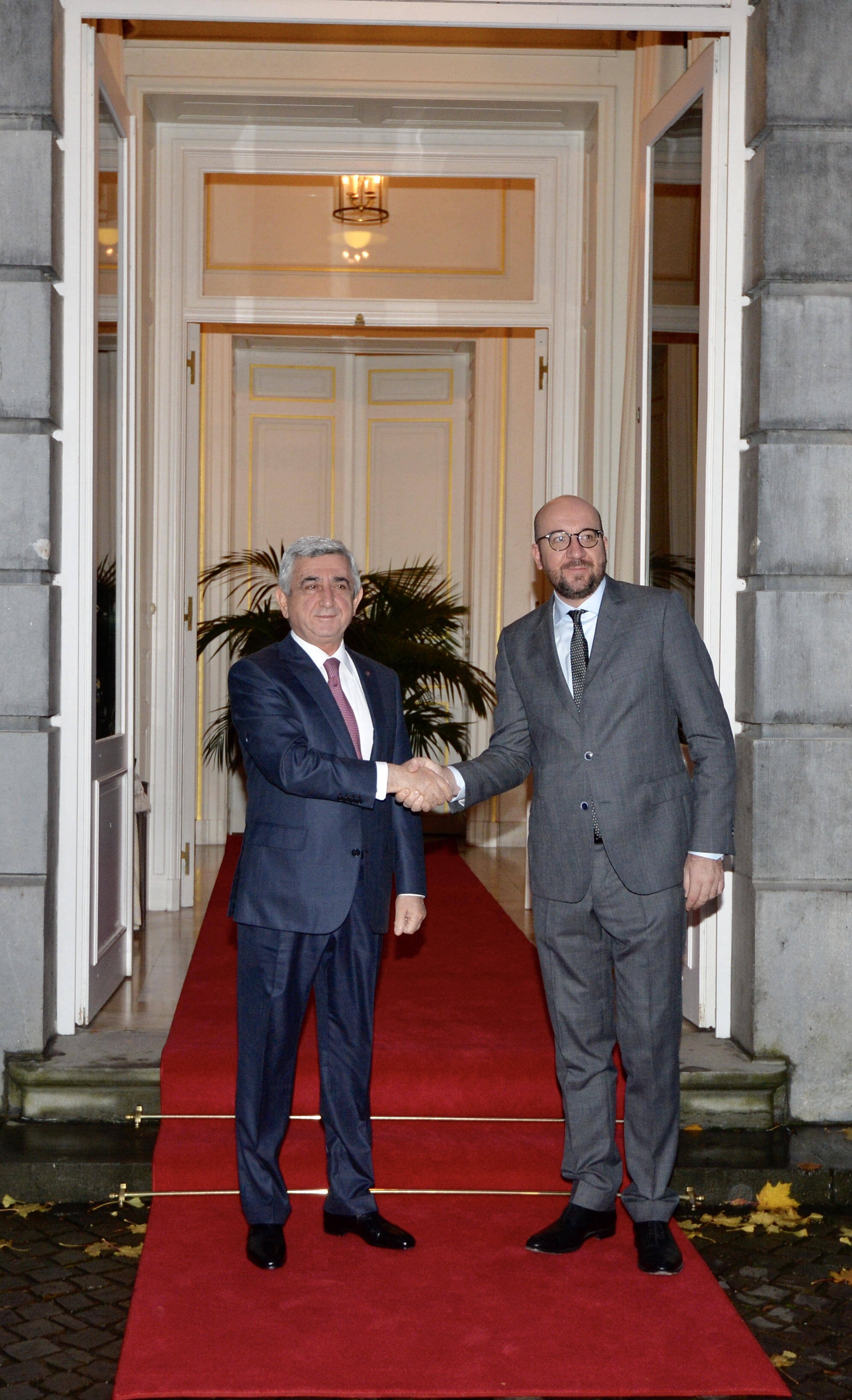 President meets with Belgian Prime Minister Charles Michel - Press ...