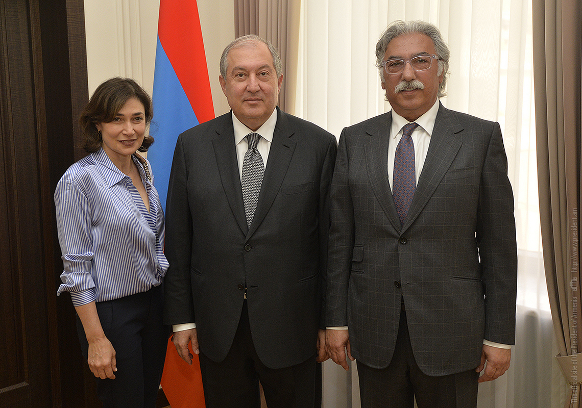 President received Sam and Silva Simonian - Press releases - Updates ...