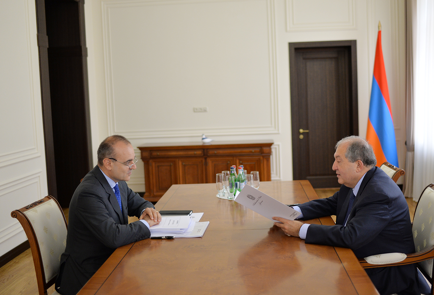 President Sarkissian received Ambassador of Italy to Armenia - Press ...