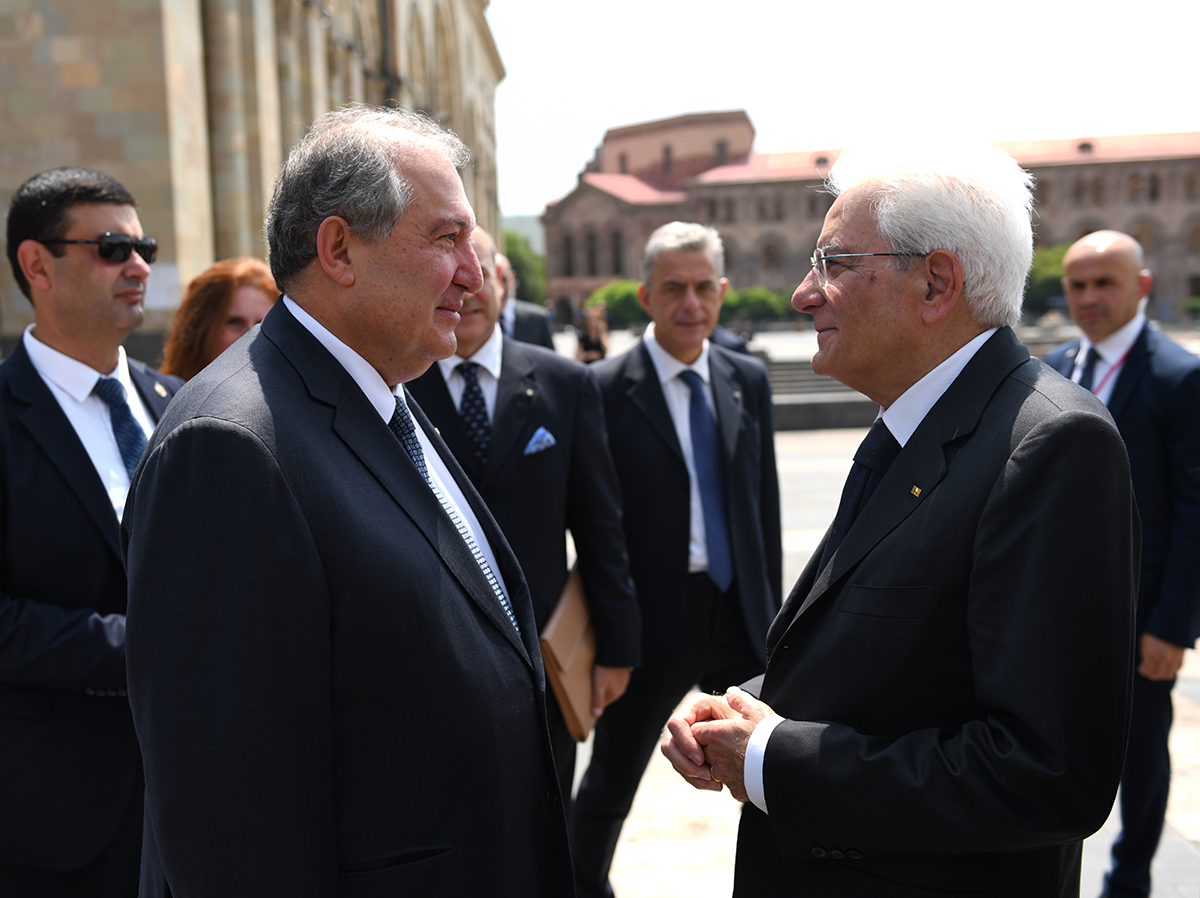 Presidents of Armenia and Italy were present at the opening of the ...
