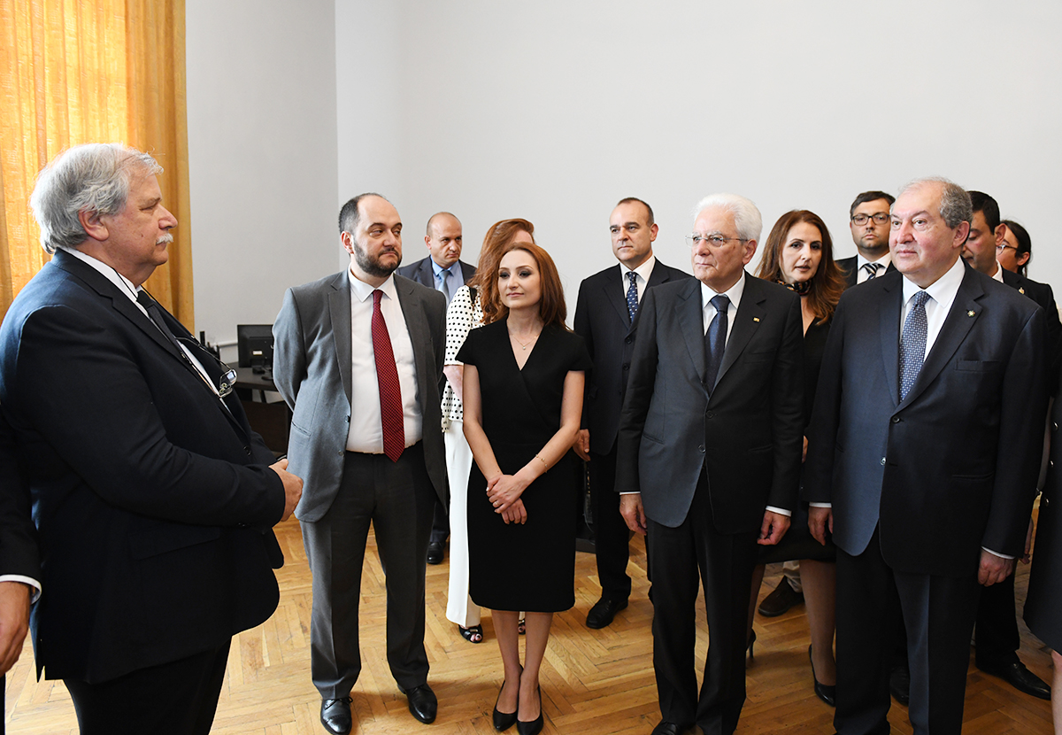 Presidents of Armenia and Italy were present at the opening of the ...