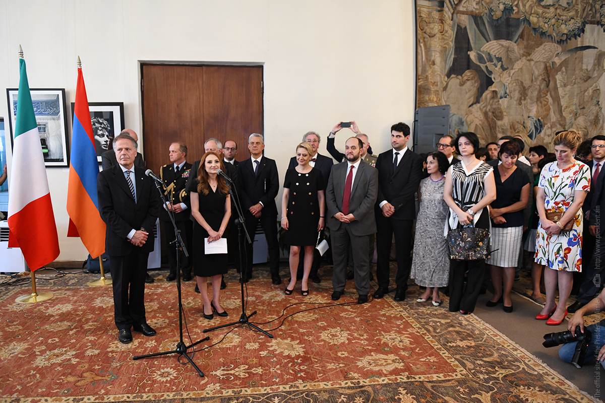 Presidents of Armenia and Italy were present at the opening of the ...