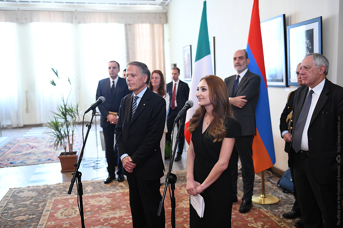 Presidents of Armenia and Italy were present at the opening of the ...