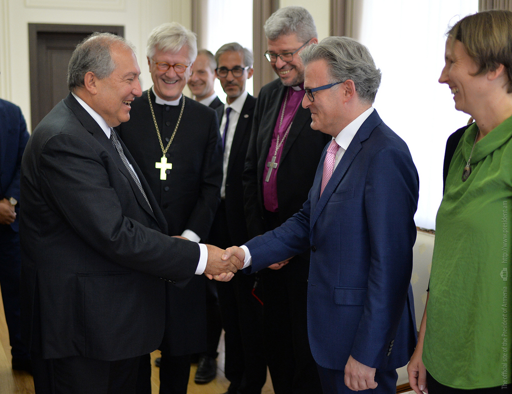 President received delegation of the Council of German Protestant ...