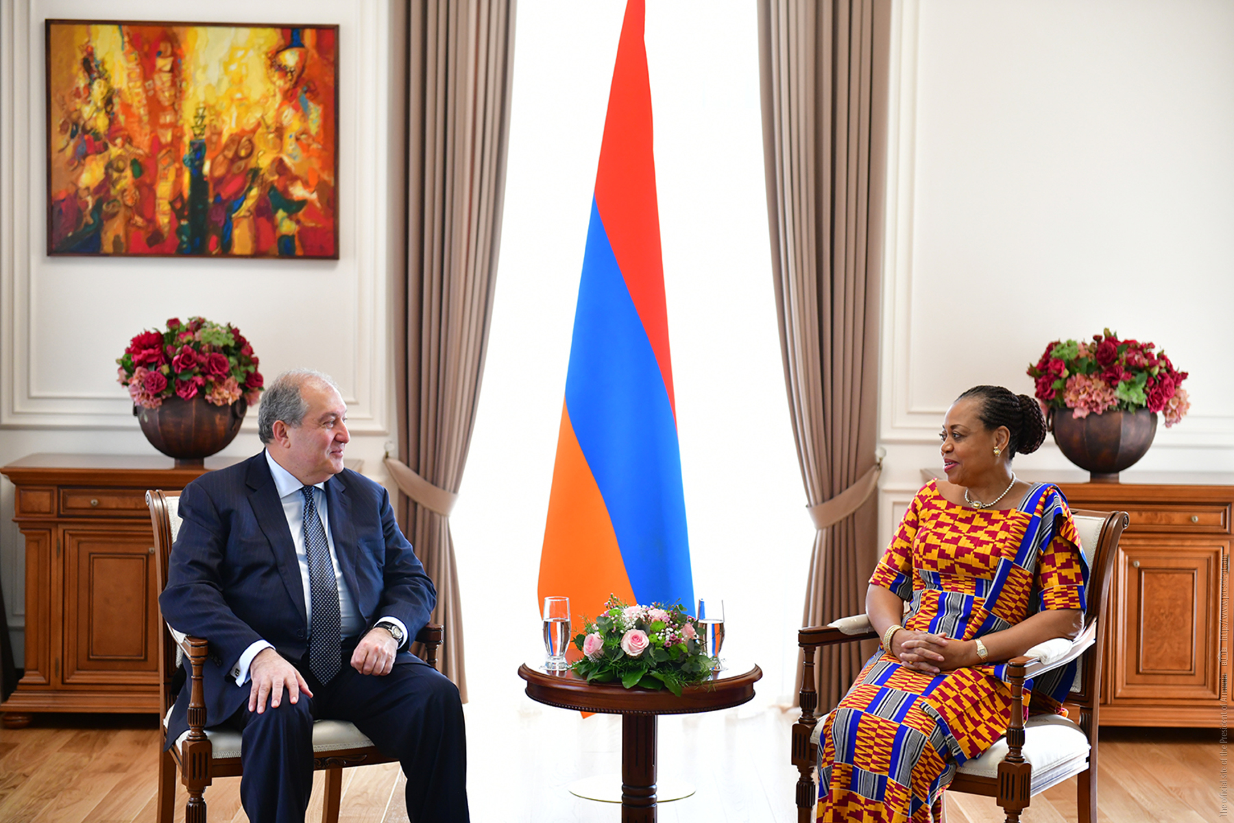 The Ambassador of Ghana presented her credentials to President Armen Sarkissian - Press releases ...
