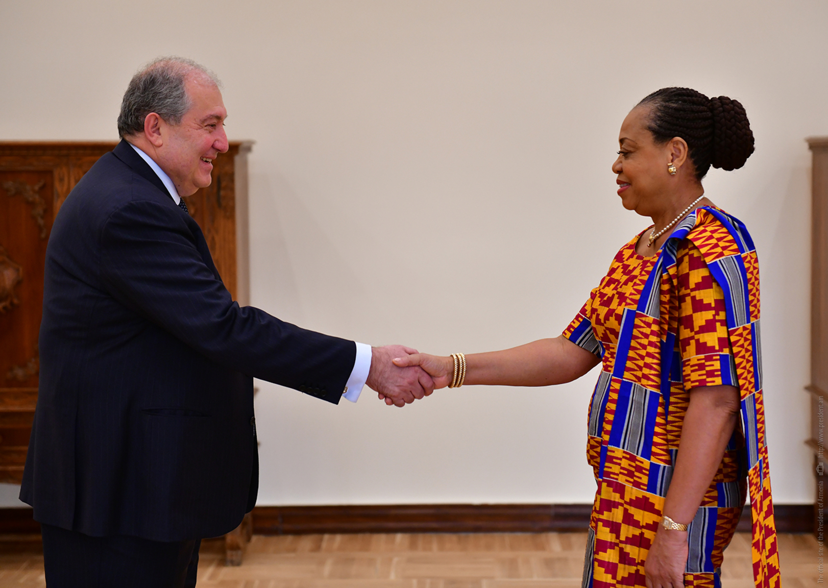 The Ambassador of Ghana presented her credentials to President Armen Sarkissian - Press releases ...