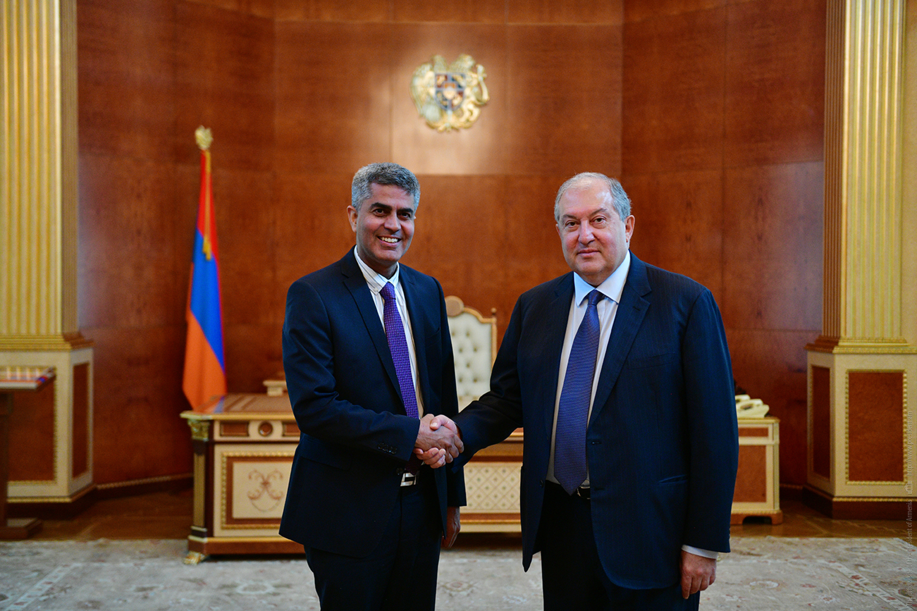 President Armen Sarkissian held a farewell meeting with the Ambassador ...