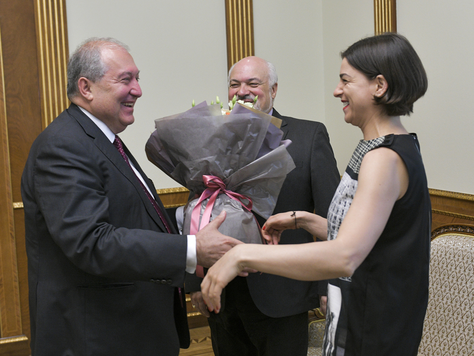 President Armen Sarkissian hosted the world-famous soprano Hasmik ...