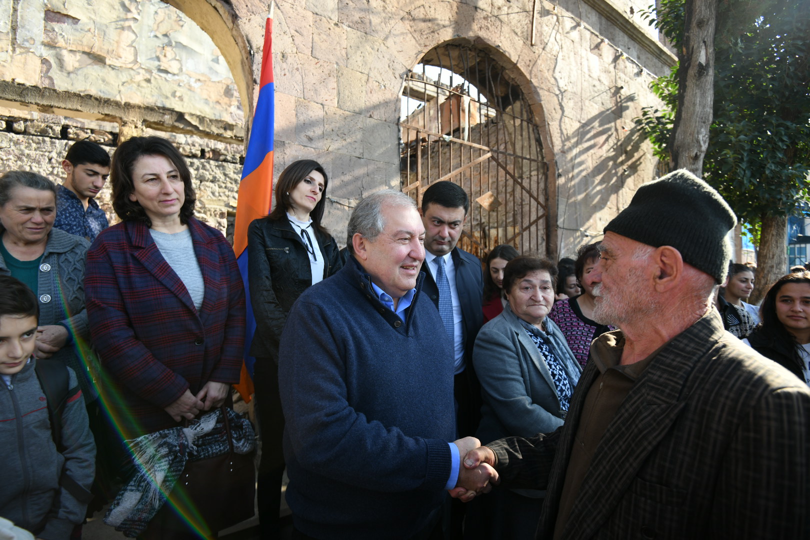 President Armen Sarkissian visited Chinari border community in Tavush ...