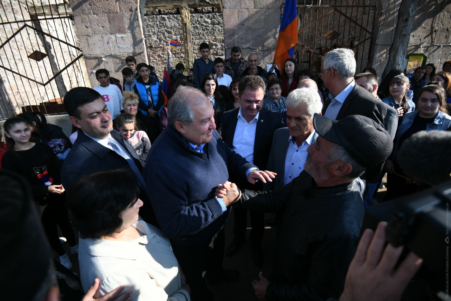 President Armen Sarkissian visited Chinari border community in Tavush ...