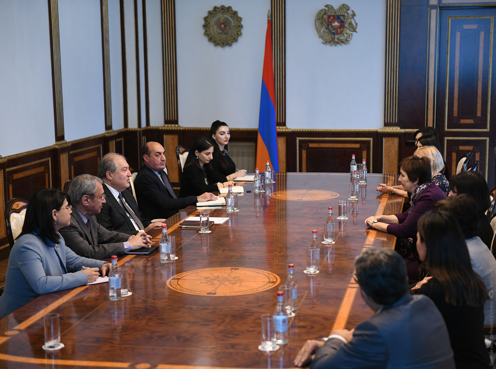 President Sarkissian hosted representatives of the UNICEF team in ...