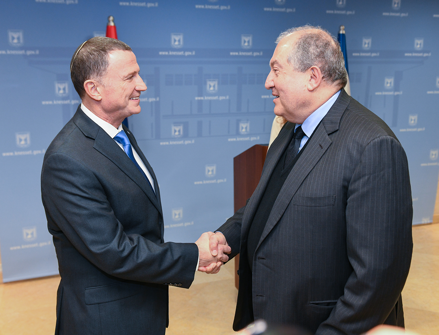 President Armen Sarkissian raised at Knesset the issue of recognition ...